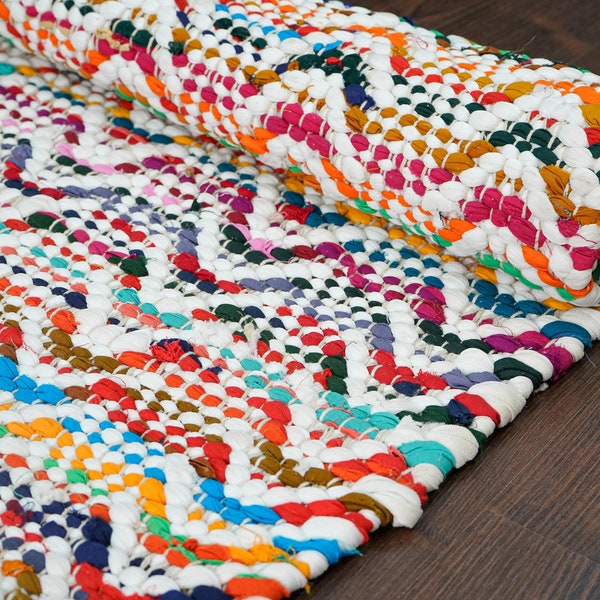 Rag Rug - Etsy
