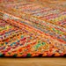 Multi Chindi Striped Jute Rag Rug - Handcrafted Sustainable Home Decor ...