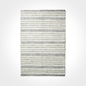 Handwoven Chunky Loop Scandinavian Multi Knitted Wool Rug - Grey ...