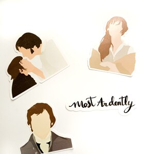 Jane Austen Stickers - Etsy