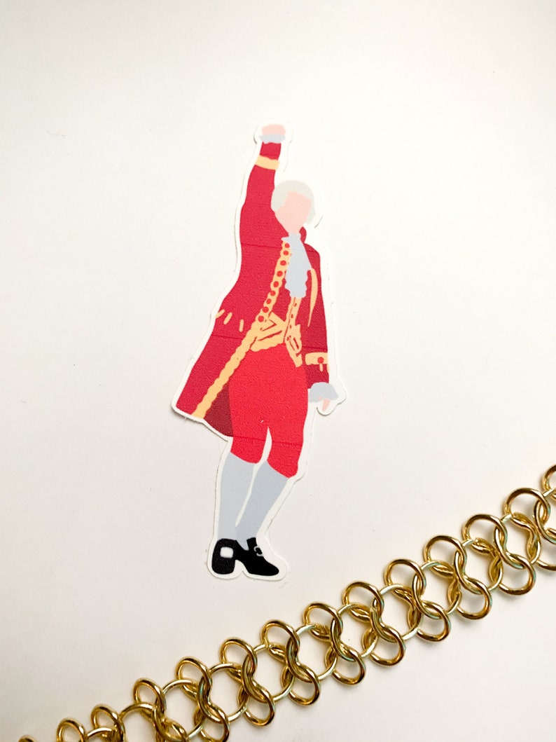 King George III Hamilton Sticker - Etsy