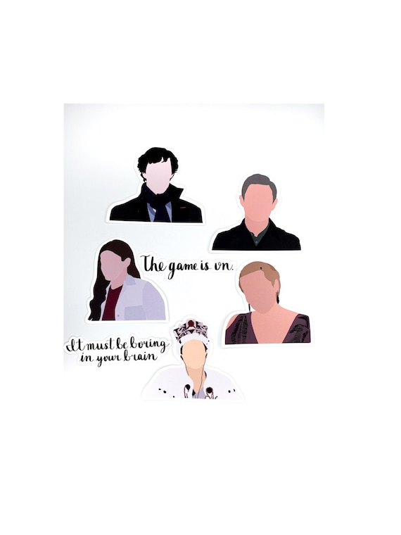 Sherlock Stickers | Etsy