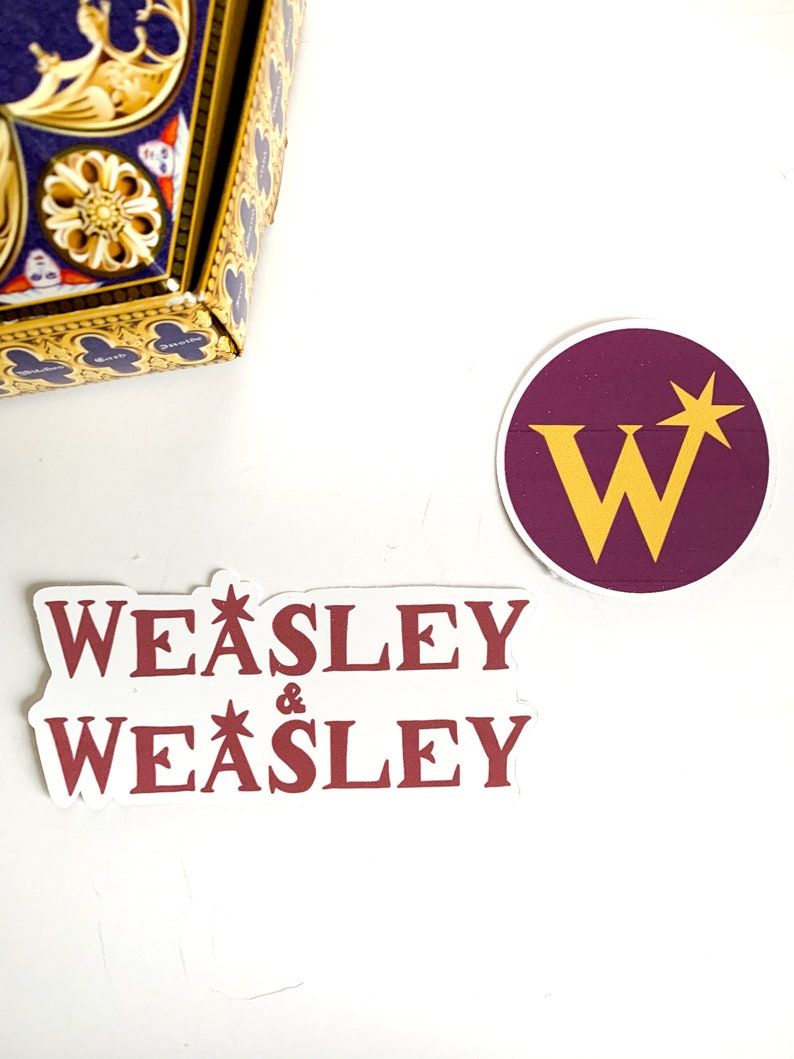 Weasleys' Wizard Wheezes Themed Vinyl Stickers - Etsy Singapore