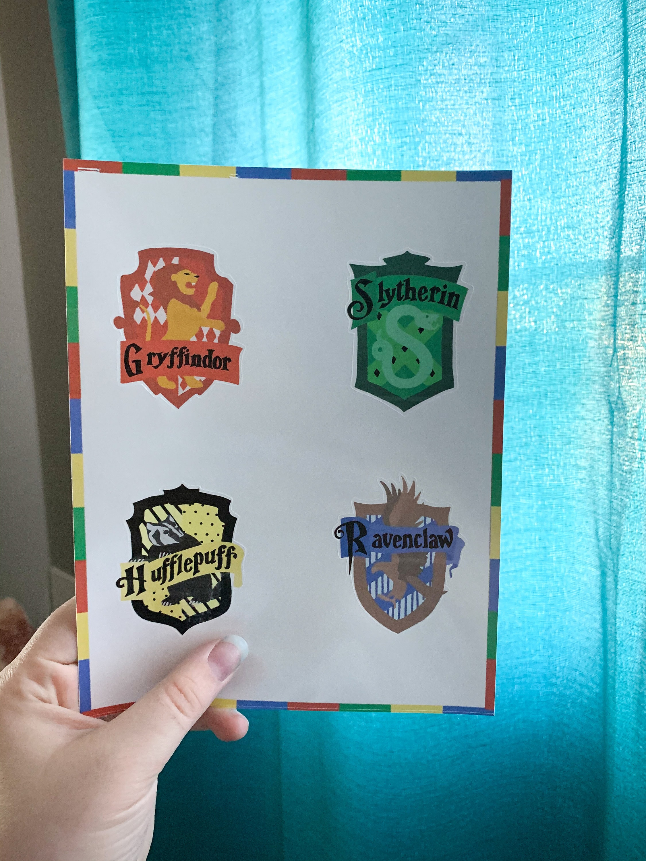 Crests Sticker Sheet - Etsy