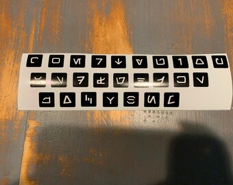 BLACK MSFS Stickers for Flight Simulator Keyboard/button - Etsy UK