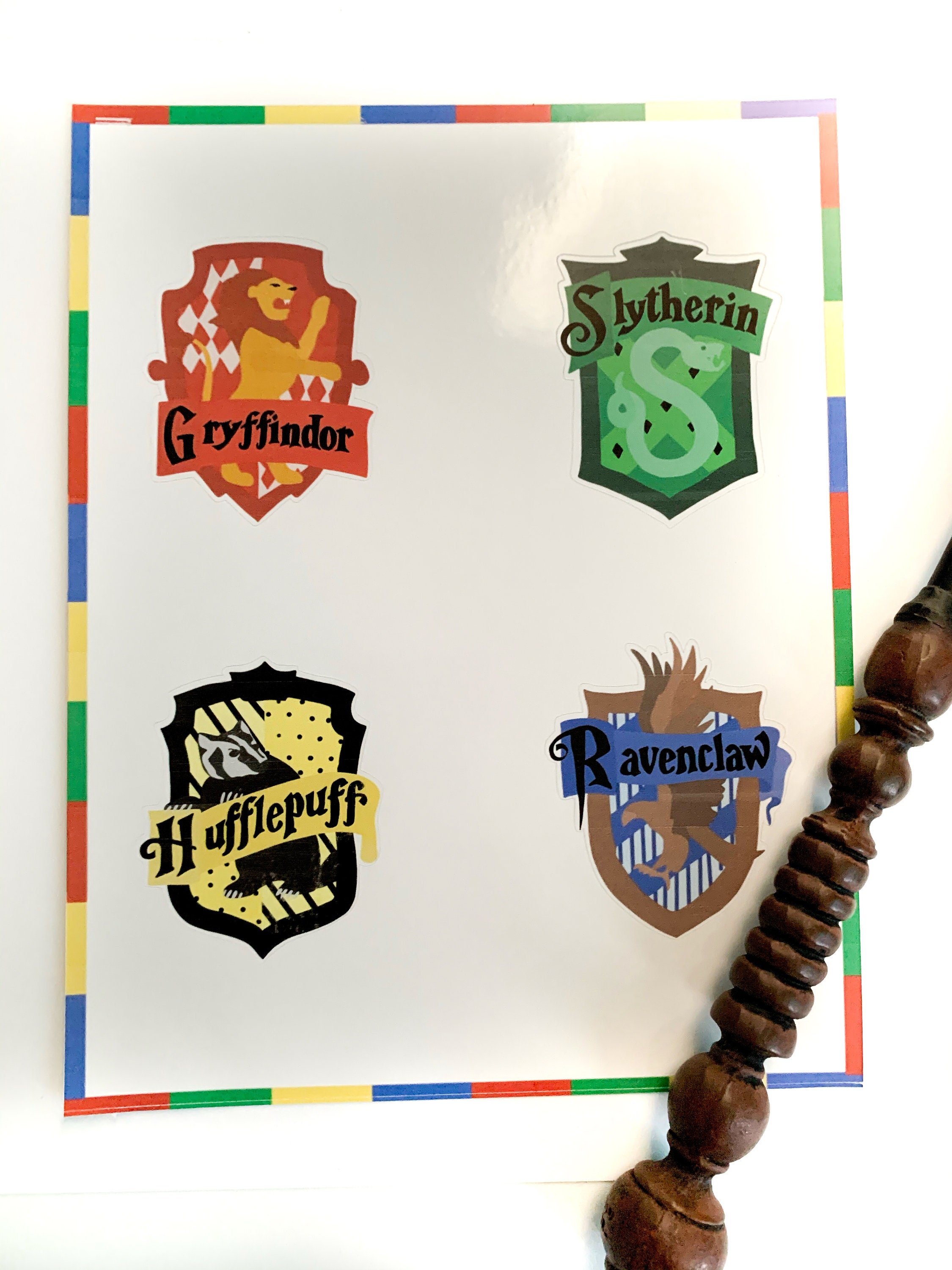 Crests Sticker Sheet - Etsy