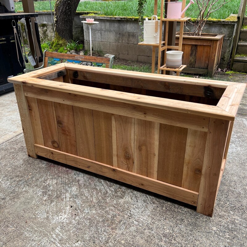 Cedar Planter Box - Etsy