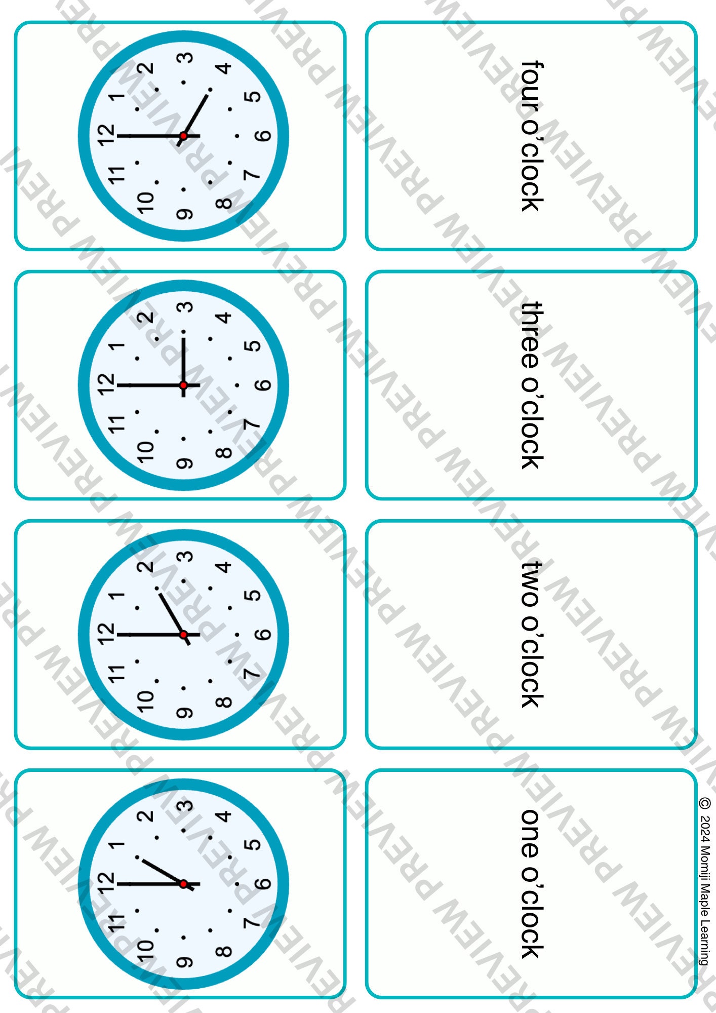 Telling Time Worksheet Bundle - Hour | Half Hour | Quarter Hour | Five ...