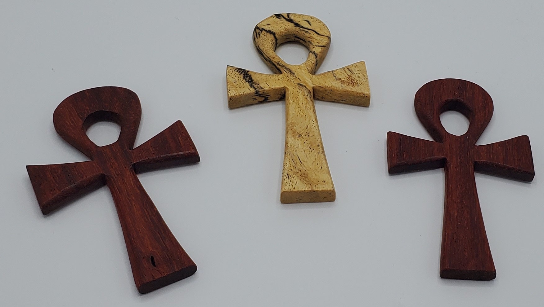 3 Piece Wooden ANKH Set - Etsy