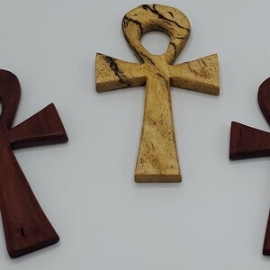 3 Piece Wooden ANKH Set - Etsy