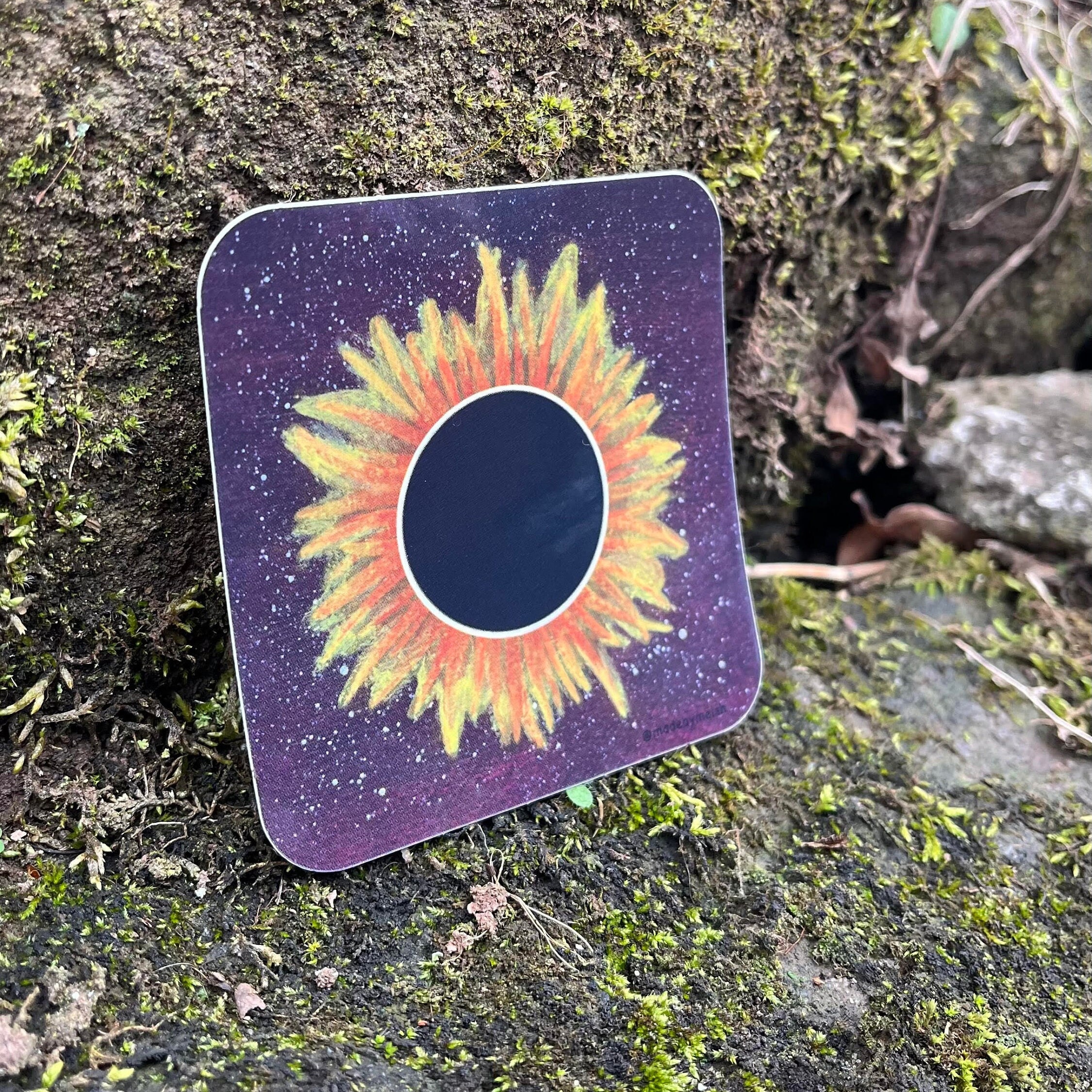 Solar Eclipse Sticker SET of 5 - Waterproof/ UV Resistant - Etsy