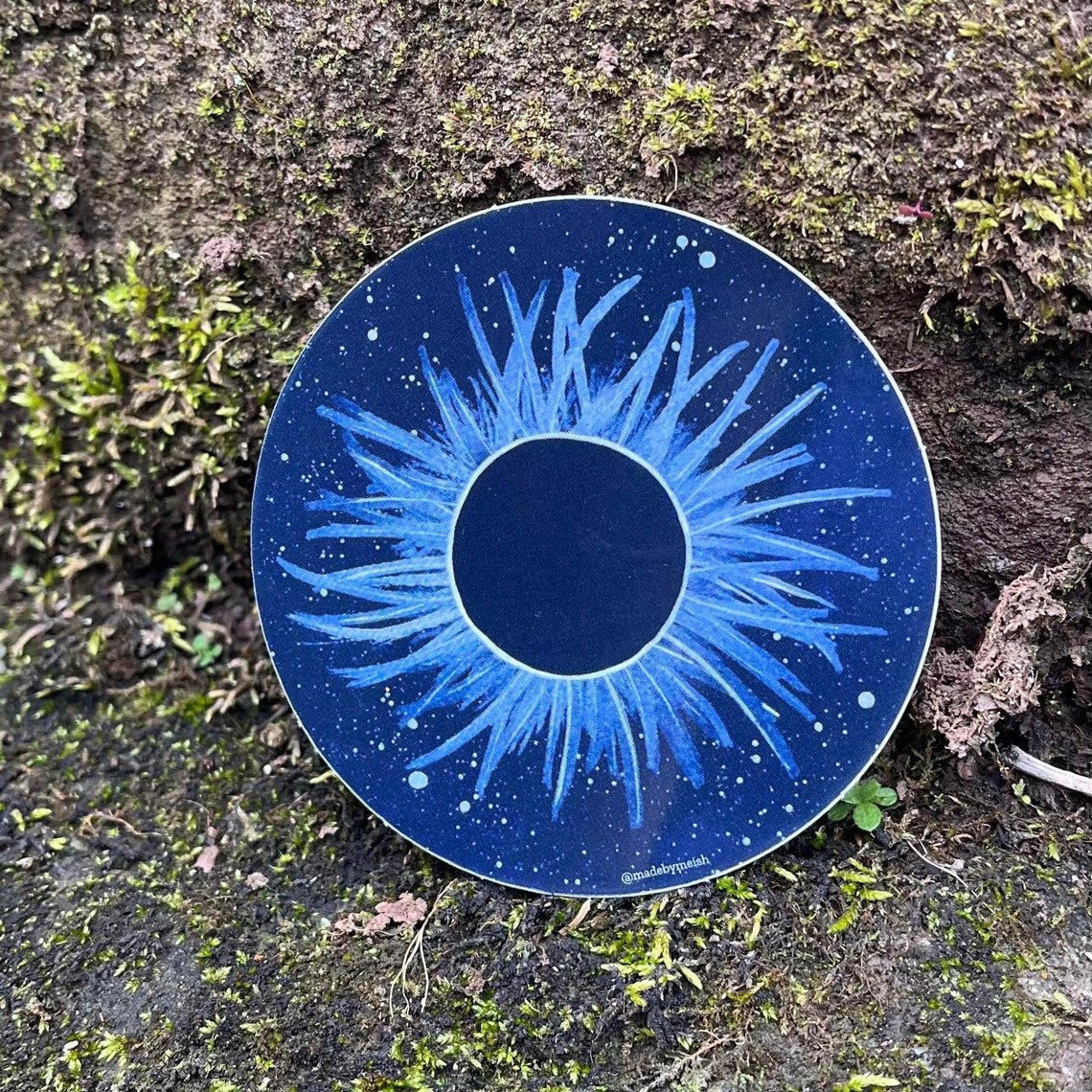 Solar Eclipse Sticker SET of 5 - Waterproof/ UV Resistant - Etsy