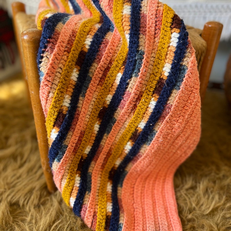 Crochet Aztec Afghan - Etsy