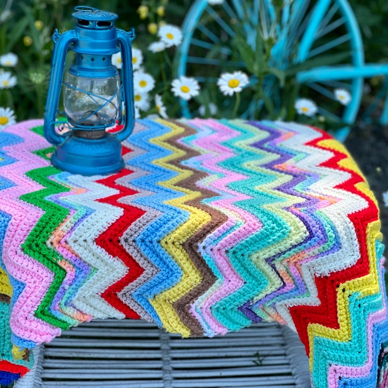 Crochet Lap Afghan - Etsy