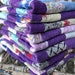 Purple Patchwork Quilt Piece, Cutter Quilt Piece, Vintage Patchwork ...