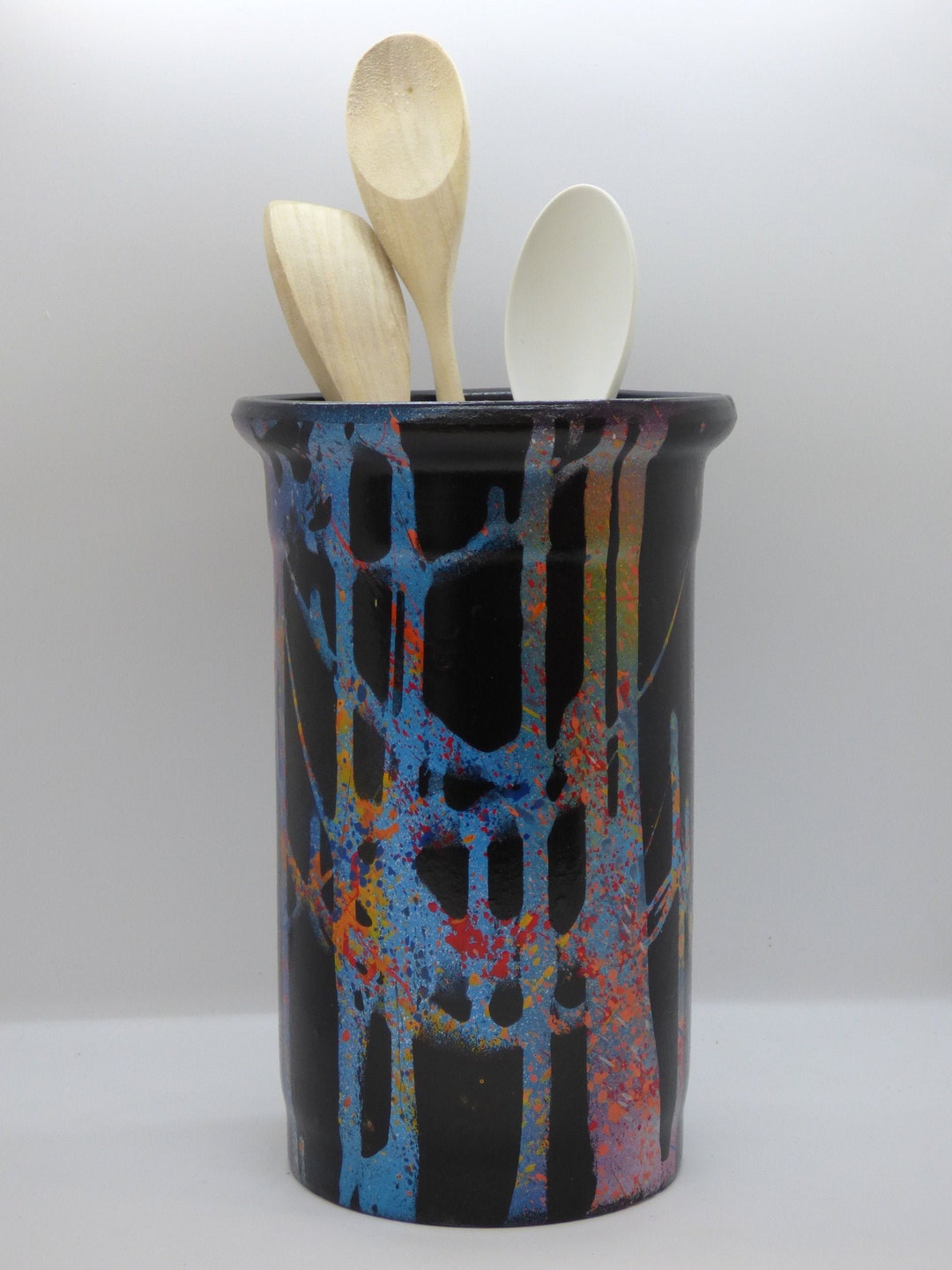 Wine Chiller / Utensil Holder - Etsy