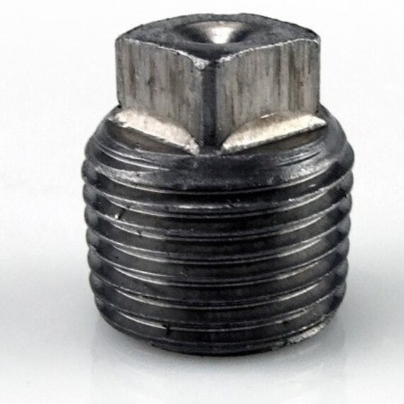 Malleable cast iron mesh threaded Male plug without bulge | Etsy