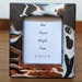 Black, Brown & White Marble Pattern 2 X 3 Picture Frame - Etsy