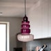 Set of Four Blown Glass Pendant Lights for Kitchen Island - Etsy