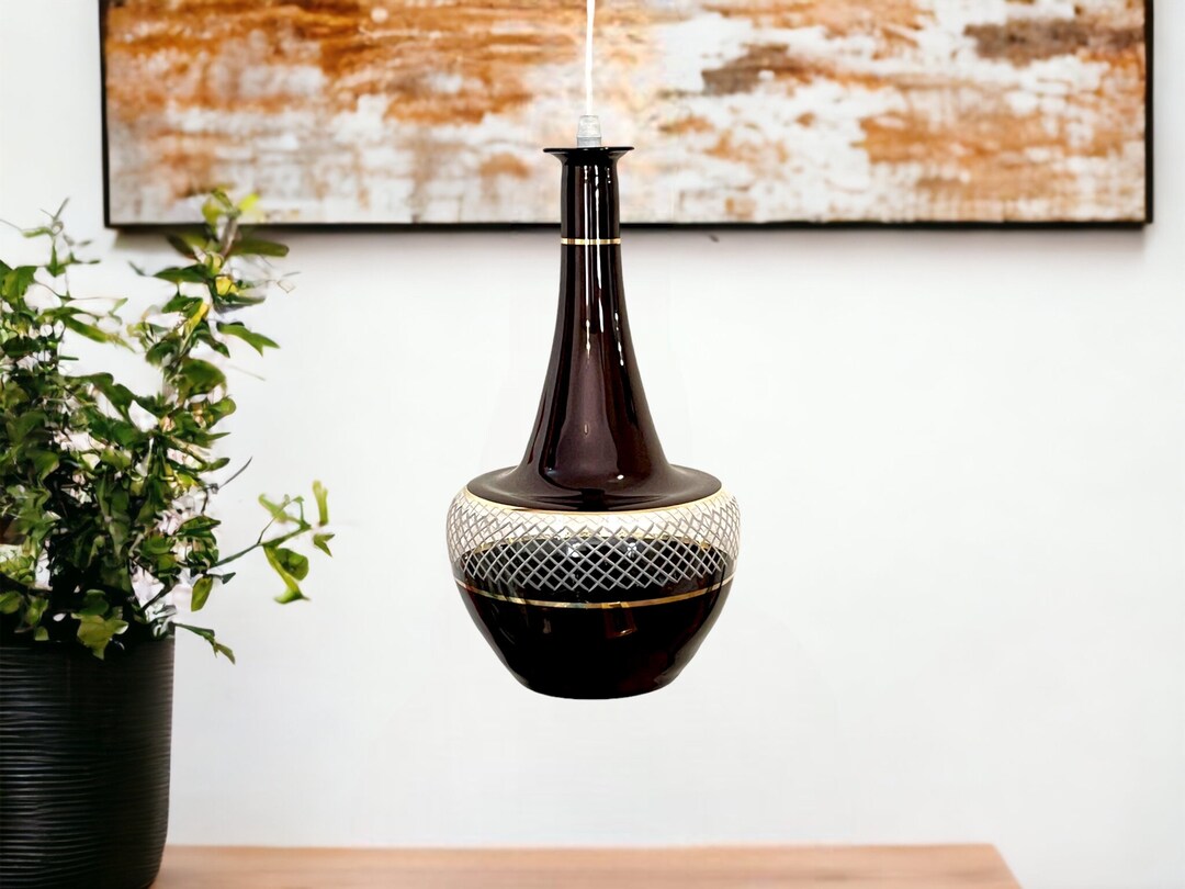 Hand Blown Glass Pendant Light - Blown Glass Pendant Light - Kitchen ...