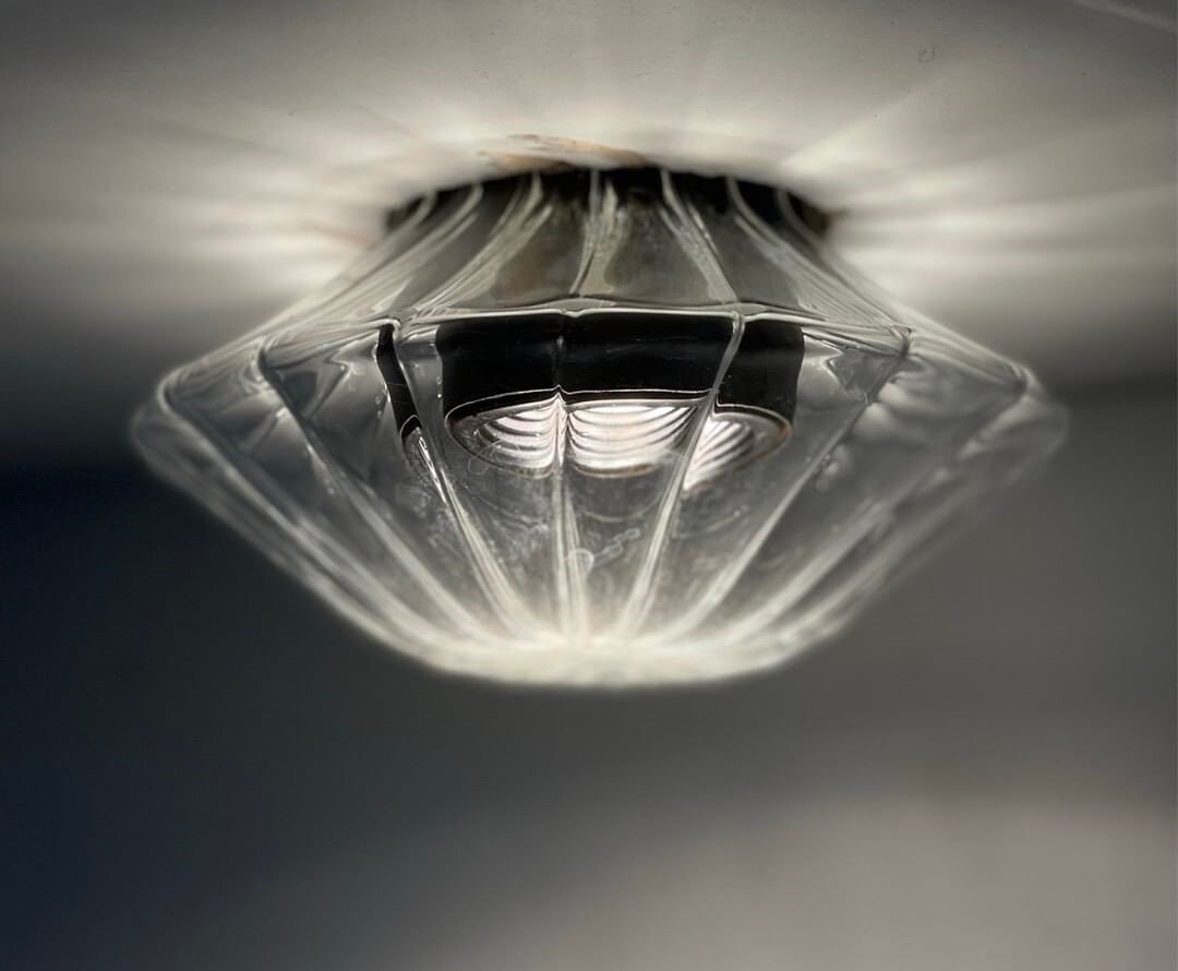 Flush Mount Ceiling Light - Blown Glass - Ceiling Light - Indoor ...