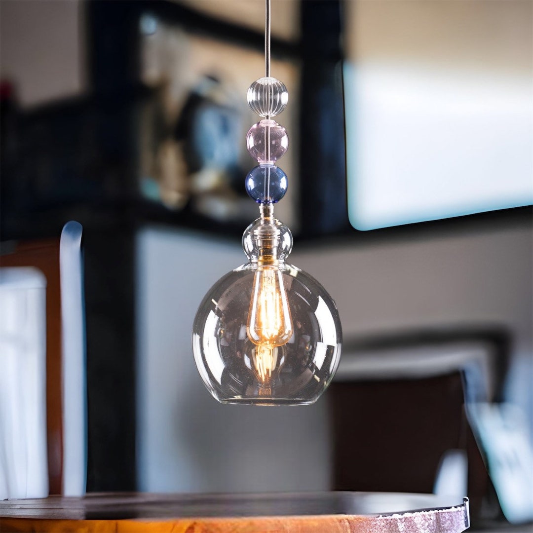 Blown Glass Pendant Pendant Lights Modern Decor Light - Etsy