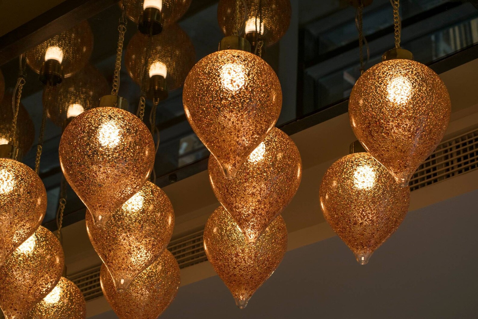 Handmade Modern Chandelier Pendant Light Blown Glass Crystal Colored ...