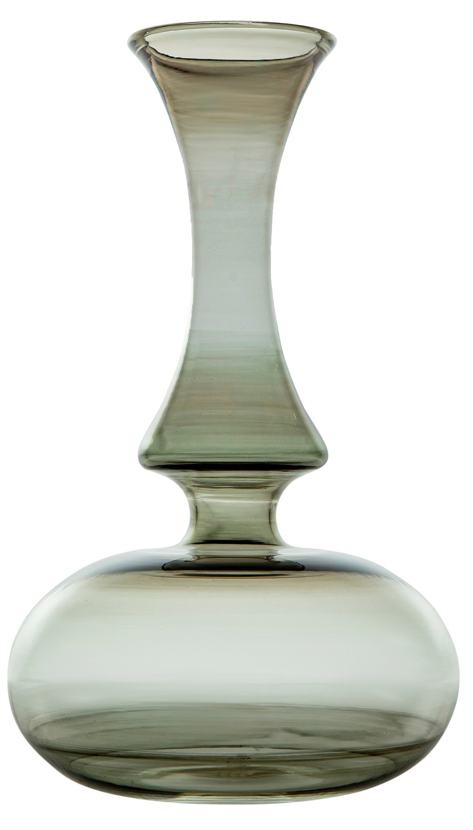 Shaded Grey Art Deco Vase Hand Blown Glassware Blown Glass - Etsy