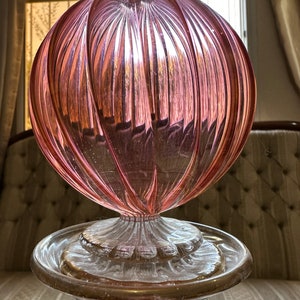 Giant Decanter Art Glass With Giant Stopper - Large Decanter - Custom ...