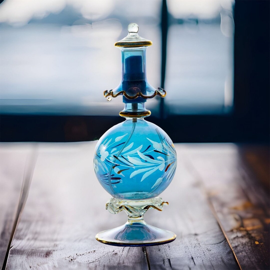 Perfume Bottle Engraving - Perfume Bottle With Stopper - 14 K Gold ...