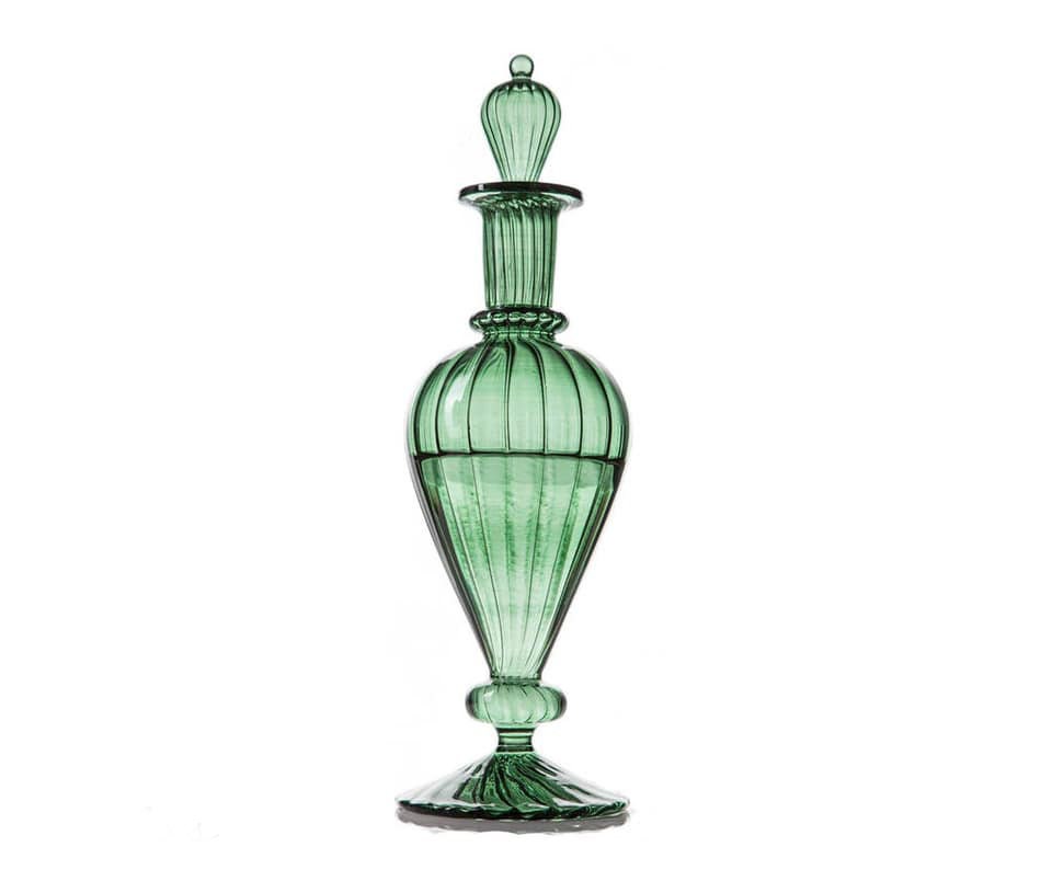 Green Glass Perfume Decant Bottles Empty Fragrance Bottle - Etsy