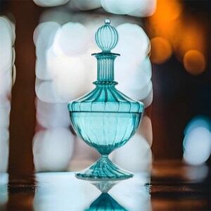 Perfume Decanter Bottle Fragrance Handmade Blown Glass Perfume Bottle ...