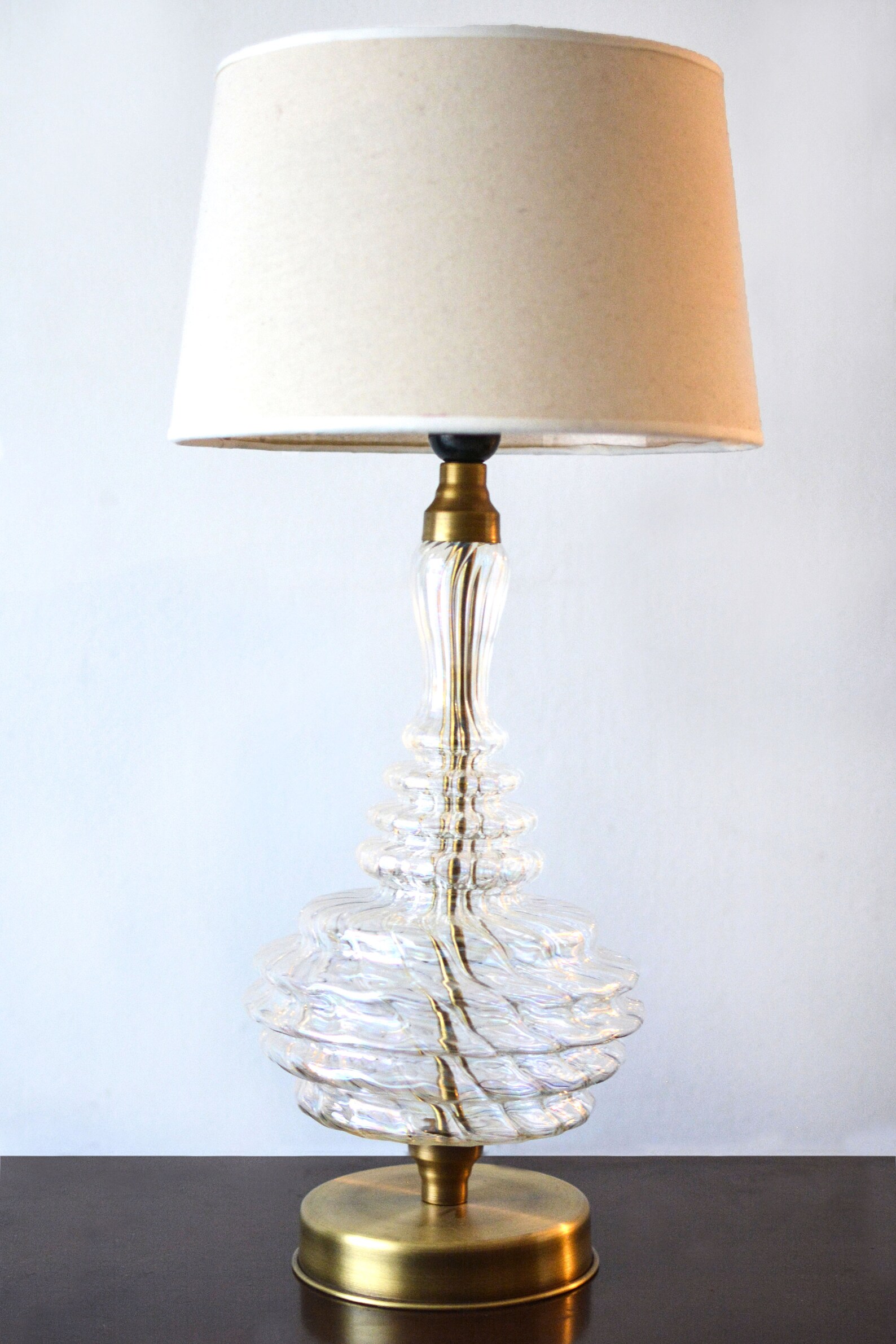 Gold Colored Modern Handmade Table Lamp New Collection Blown - Etsy UK
