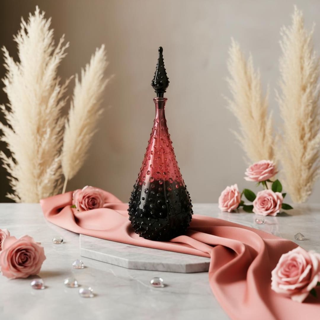 Hand Blown Glass Miniature Bottle - Fragrance Decanter - Etsy