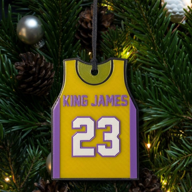 Lebron Christmas Ornaments - Etsy