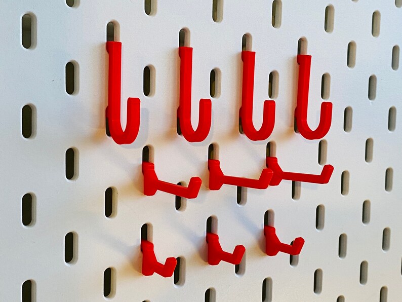 Assorted 10-pack Pegs & Hooks for Ikea Skadis - Etsy
