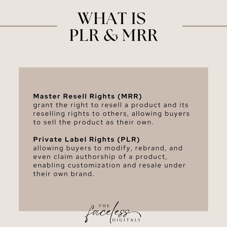 The Ultimate Faceless Marketing Bundle Master Resell Rights & PLR ...