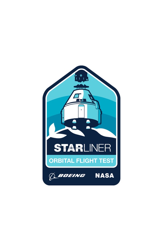 NASA Boeing Starliner Orbital Flight Test Vinyl Sticker 3 - Etsy