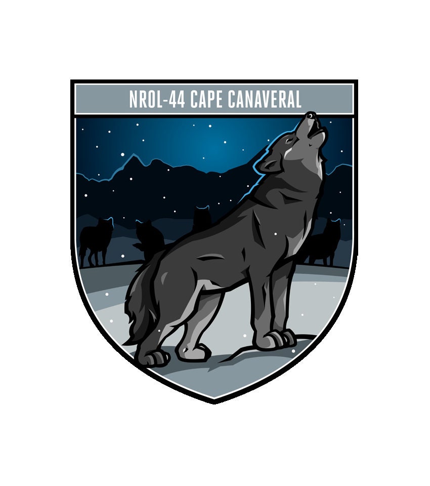 US National Reconnaissance Office NROL-44 Logo Vinyl Sticker - 3 X 2.6 ...