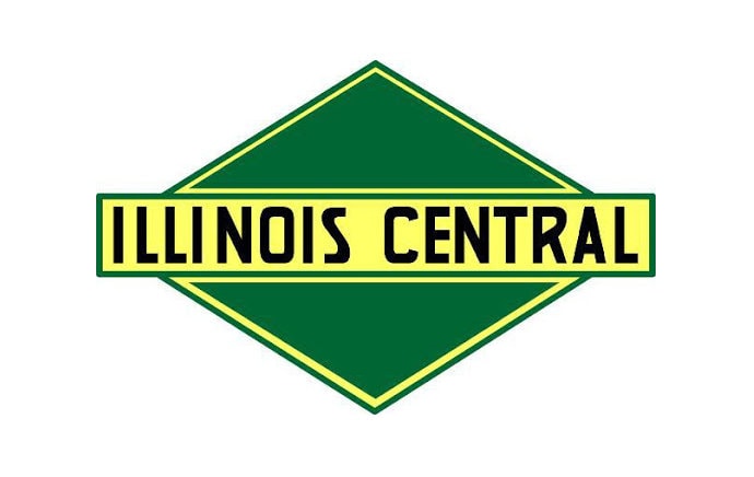 Illinois Central Railroad Logo Vinyl Sticker- 3x1.75 Inch - Etsy