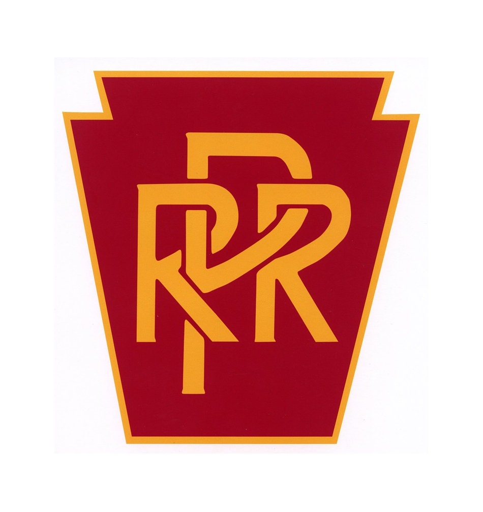 Pennsylvania Railroad Logo Vinyl Sticker 3x3 Inch - Etsy