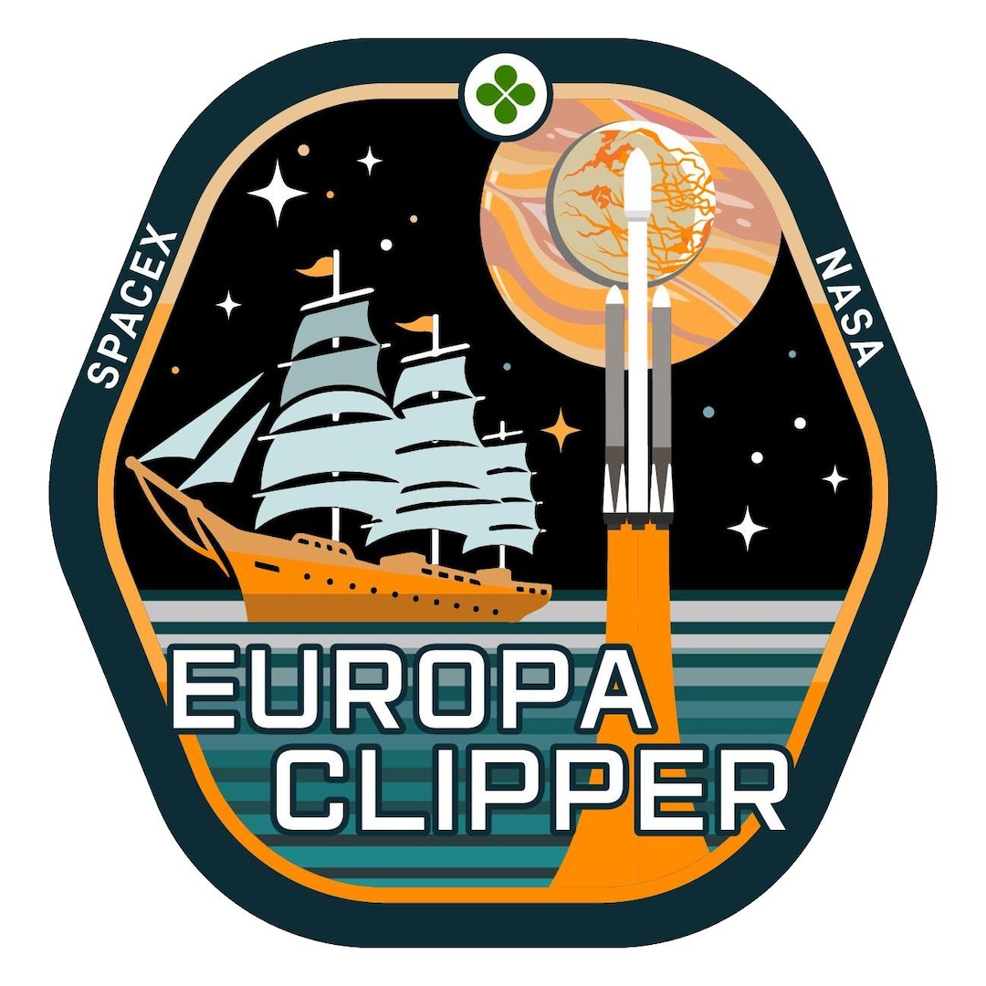 Spacex Europa Clipper Logo Vinyl Sticker - 3 Inch - Etsy