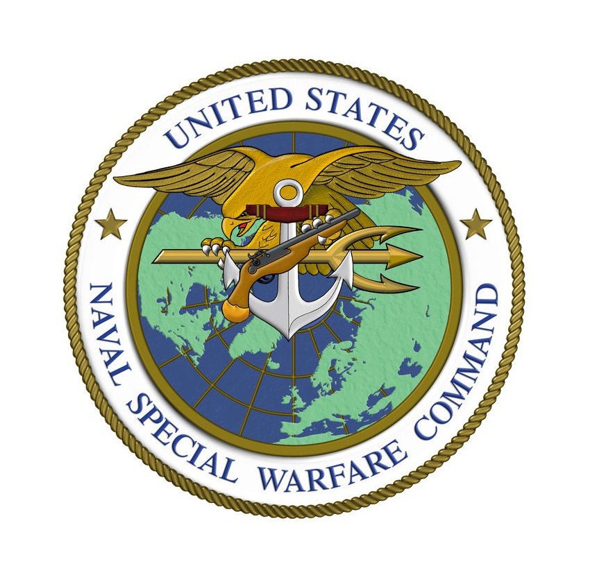 US Naval Special Warfare Command Vinyl Sticker Round 3 Inch Diameter - Etsy