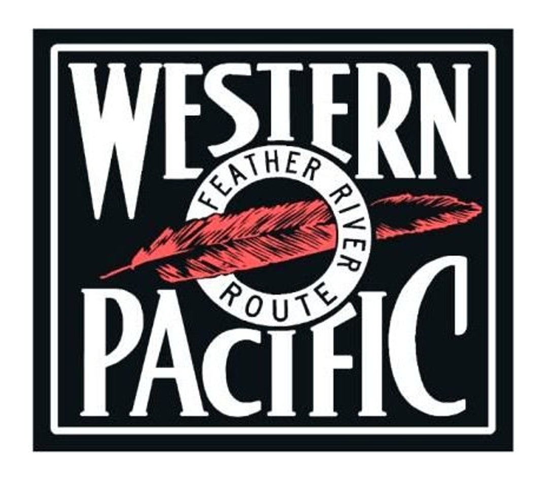 Western Pacific Railroad Logo Vinyl Sticker- 3x3 Inch - Etsy