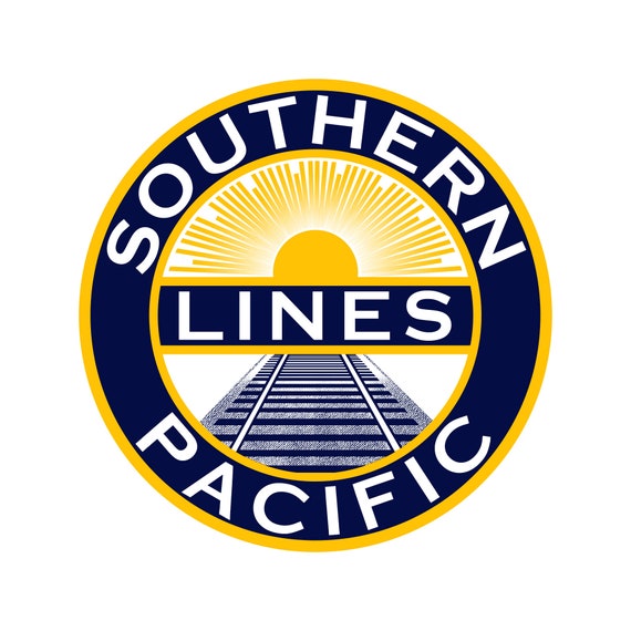 Southern Pacific Railway Vinyl Sticker 3in. | Etsy