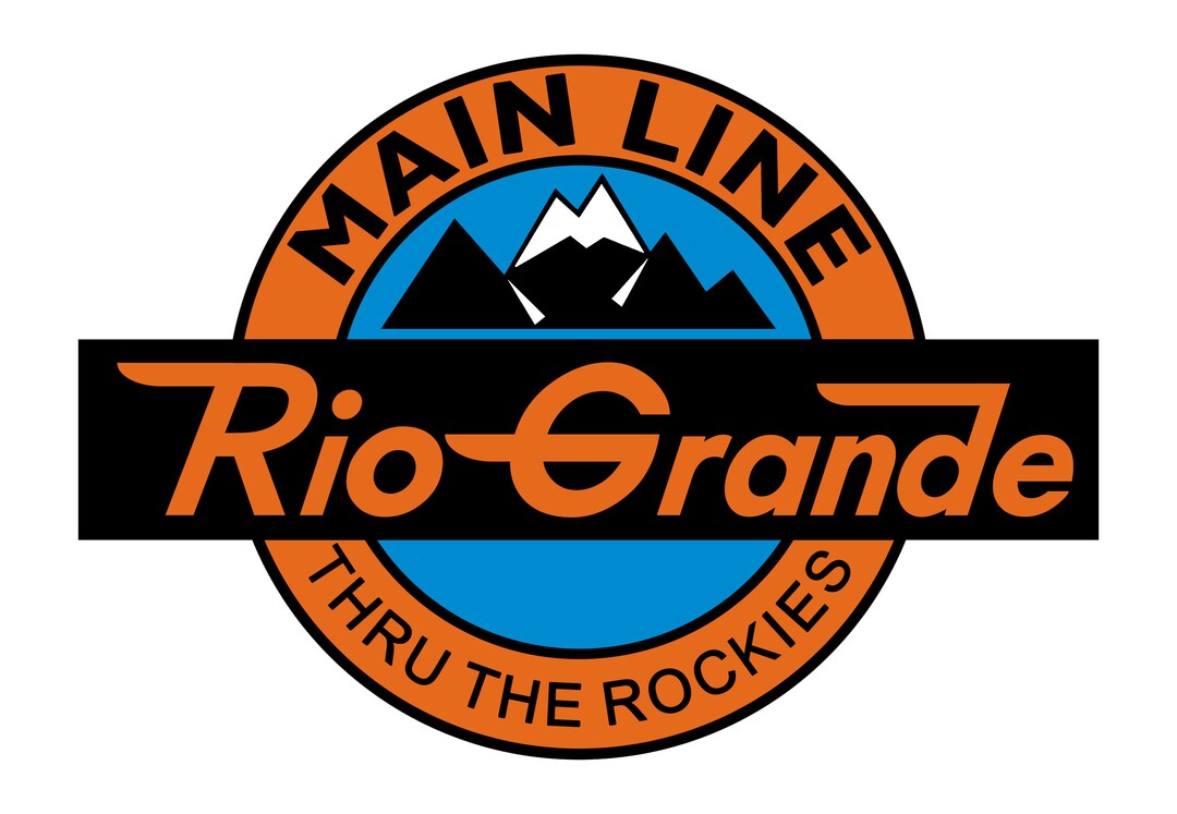 Rio Grande Railroad Vinyl Sticker 2 In. X. 3 In. - Etsy