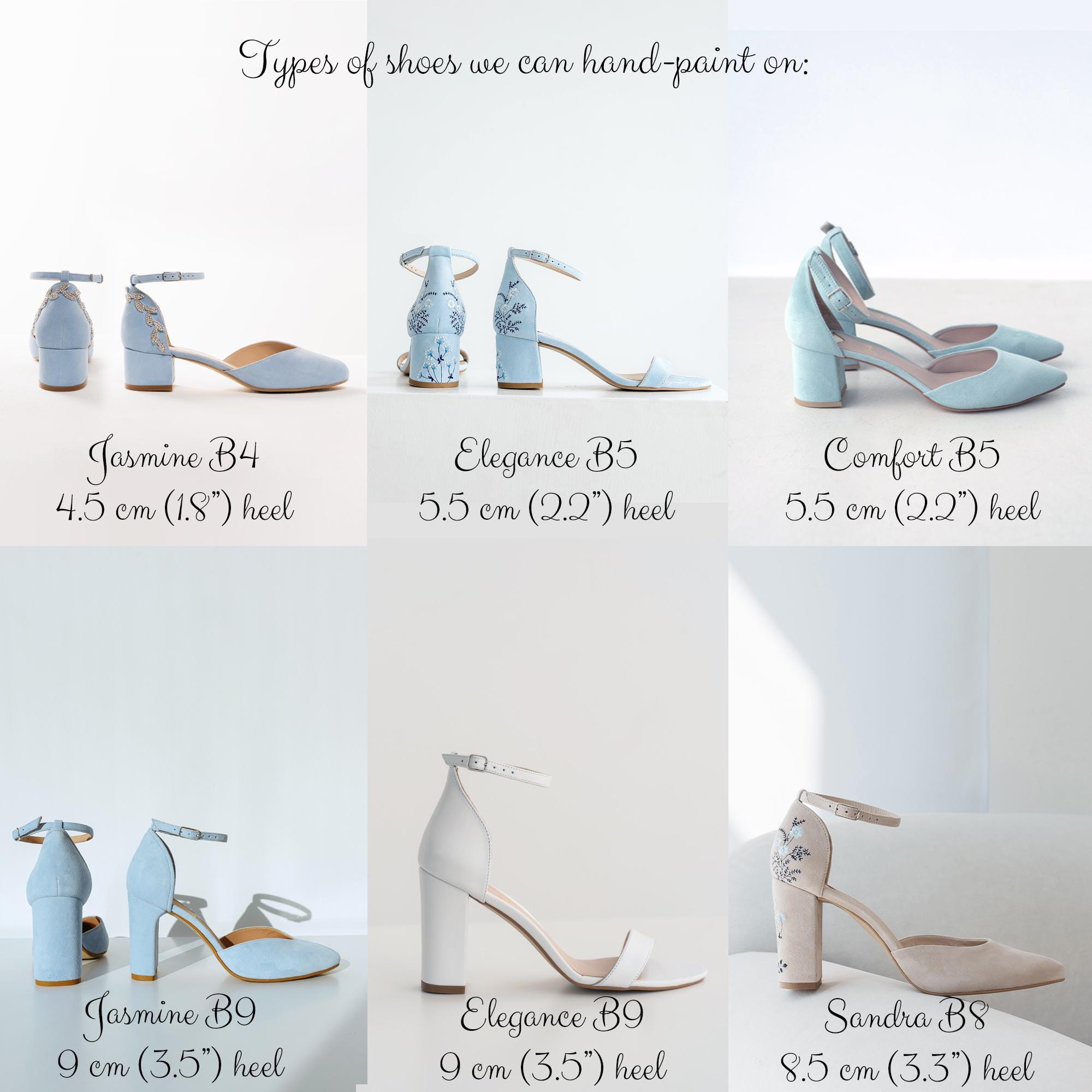 Blue Hand Painted Celestial Bridal Sandals With Stars, Wedding Shoes ...