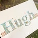 Luxury Watercolour Names - Etsy