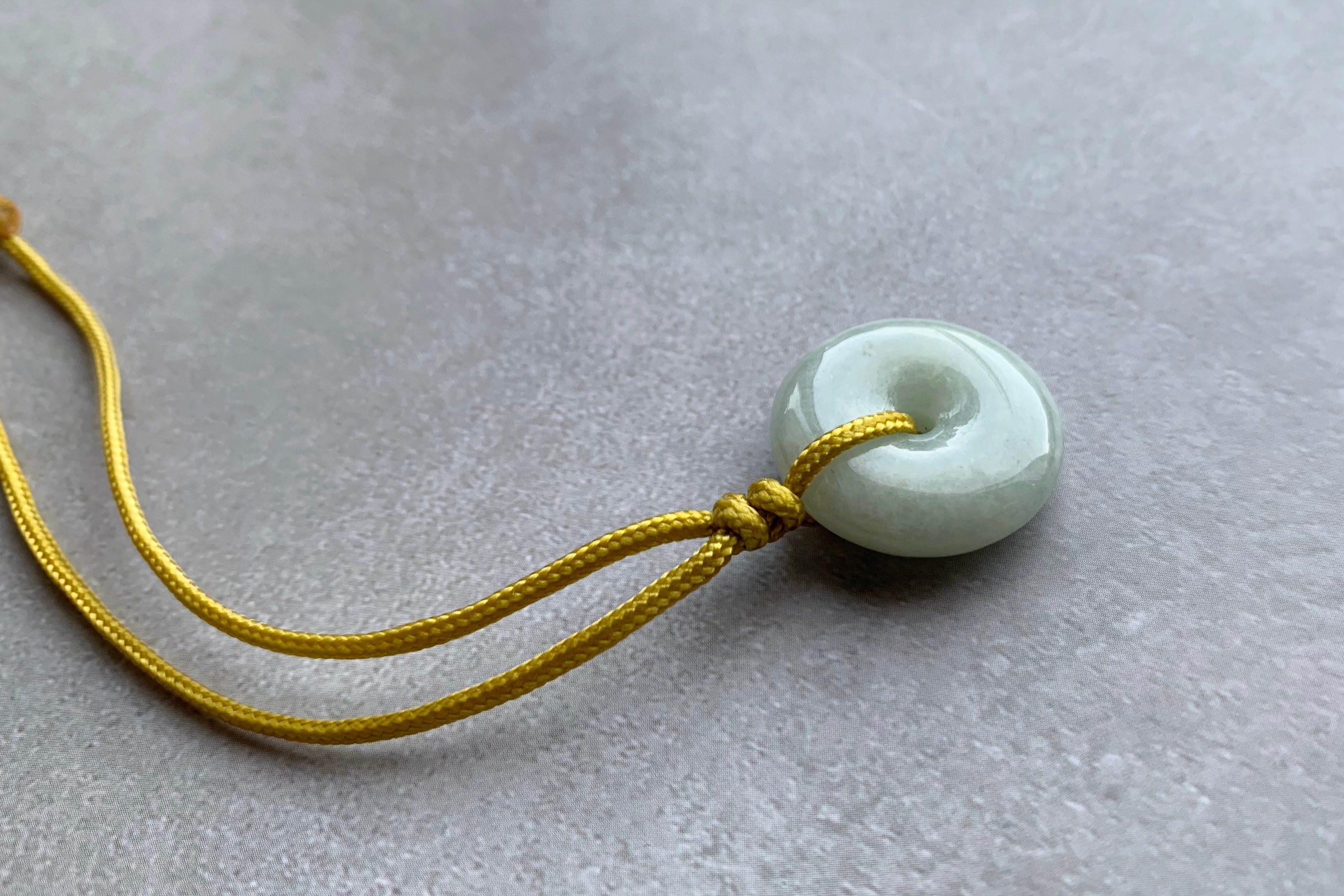 Natural Type A Translucent Faint Apple Green Jadeite Donut - Etsy