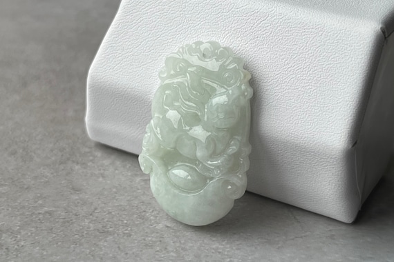 Jade Rabbit Amulet Necklace Natural Type A Translucent White - Etsy